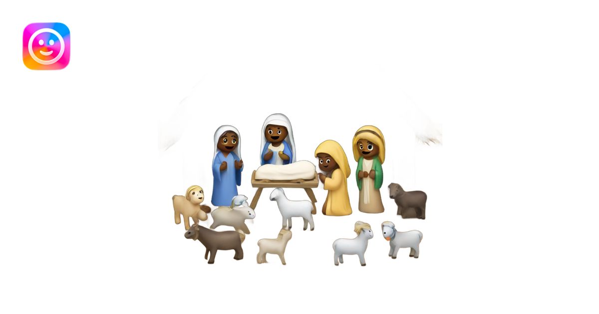 Nativity set emoji | AI Emoji Generator