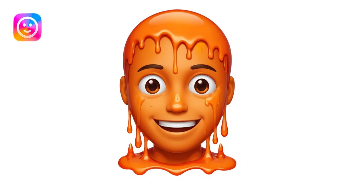 Guy Melting in love emoji | AI Emoji Generator