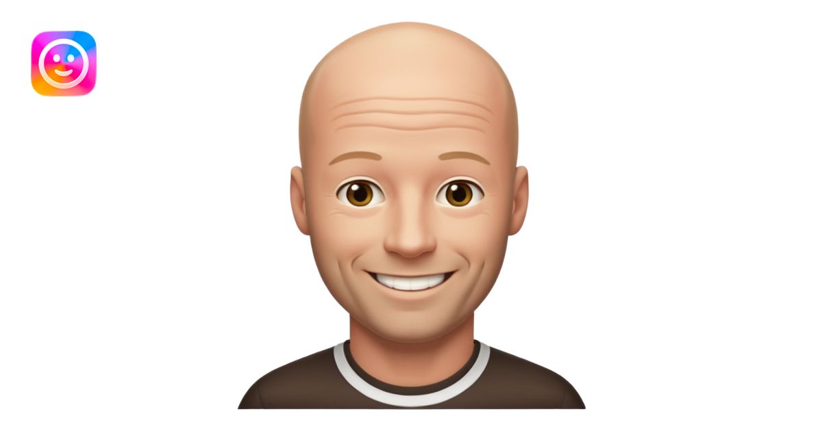Alan Shearer bald emoji | AI Emoji Generator