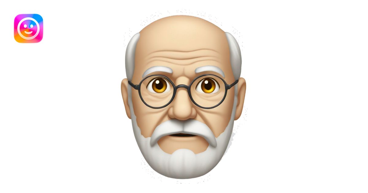Sigmund Freud emoji | AI Emoji Generator