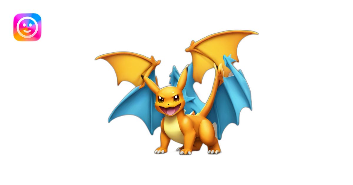 Charizard ans Pikachu emoji | AI Emoji Generator