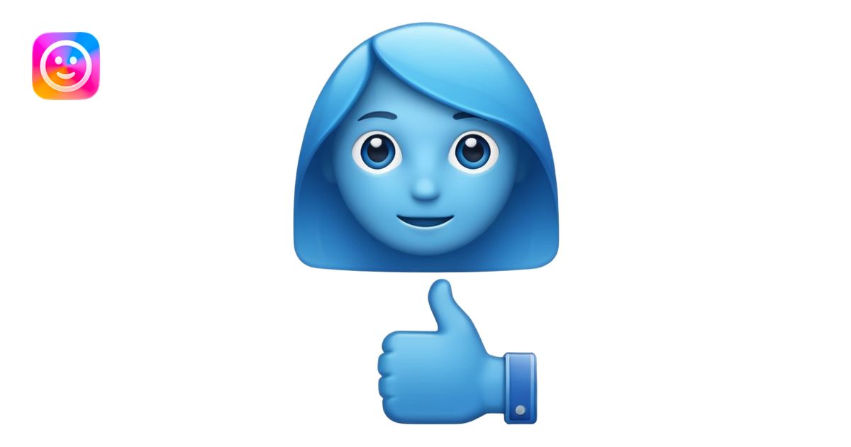 Mavi tik emoji | AI Emoji Generator