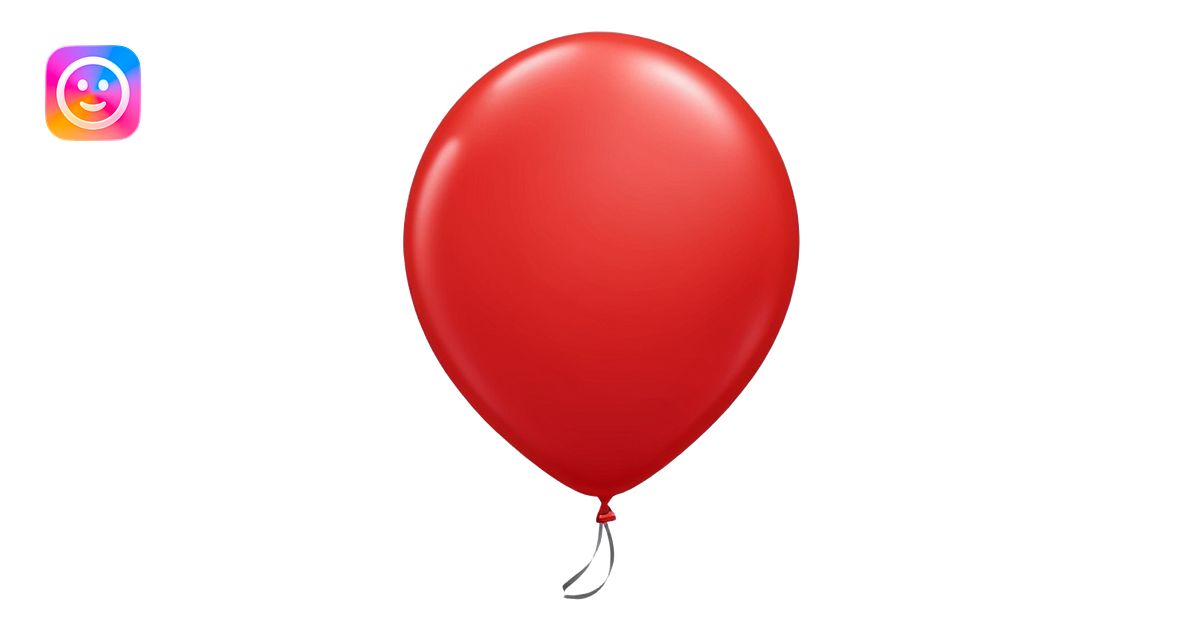 red balloon emoji | AI Emoji Generator