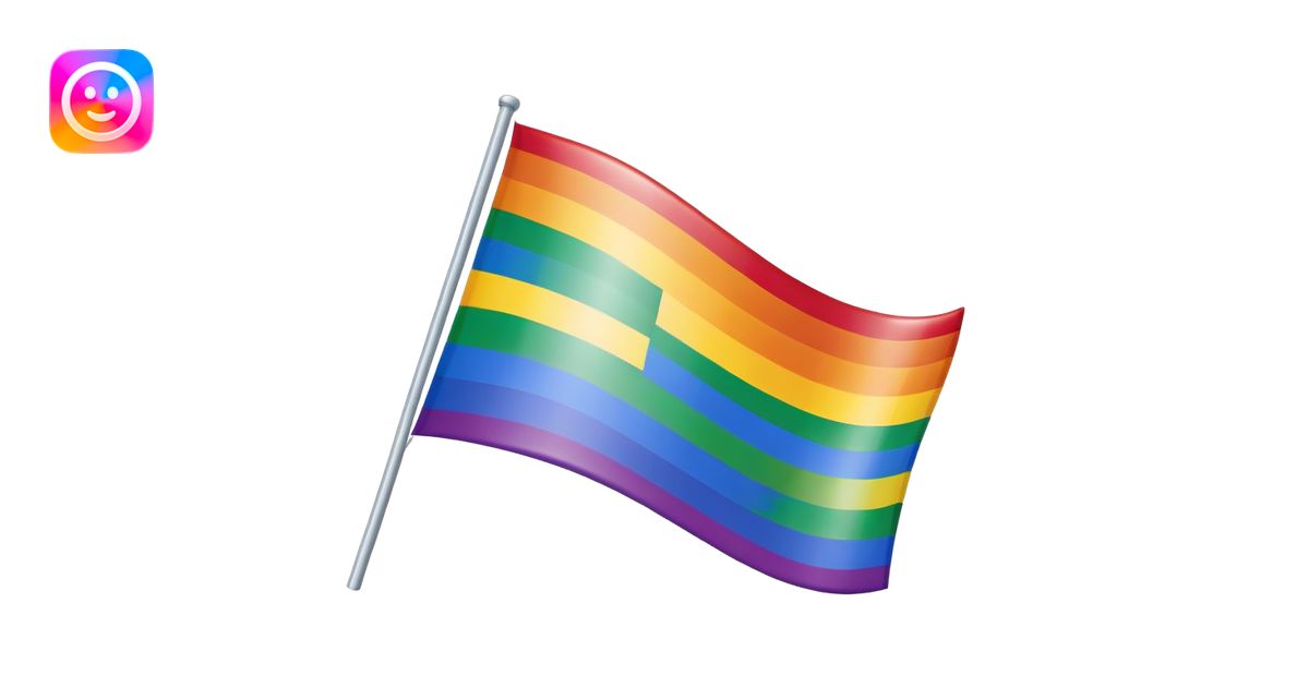 LGBTQ pride flag emoji | AI Emoji Generator