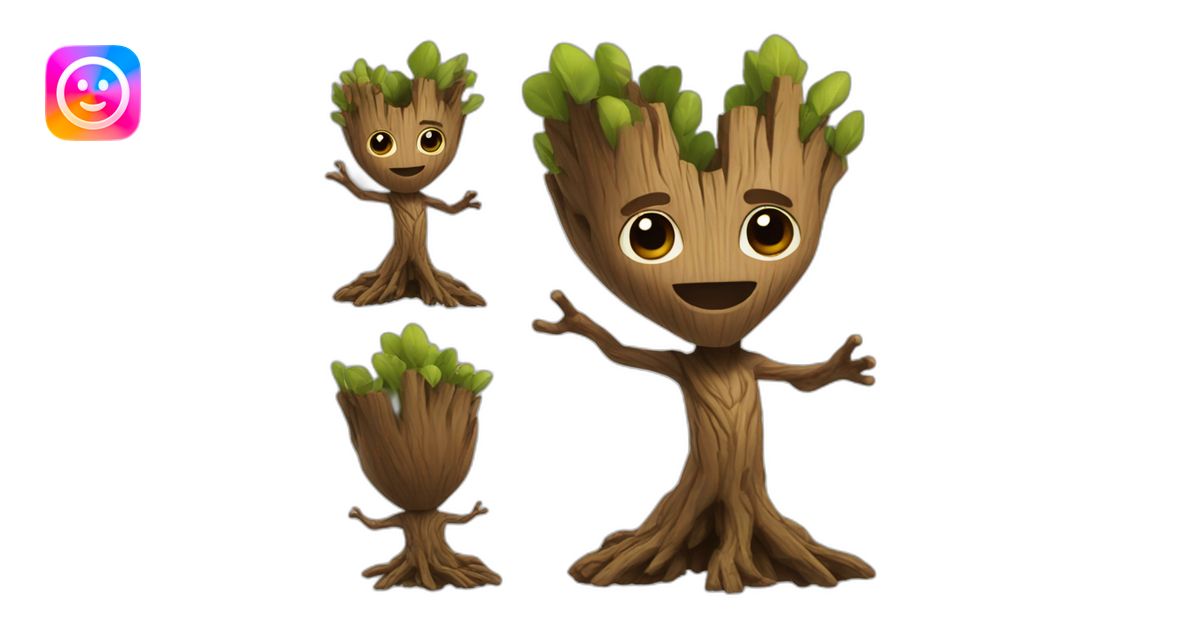 groot Heart emoji | AI Emoji Generator