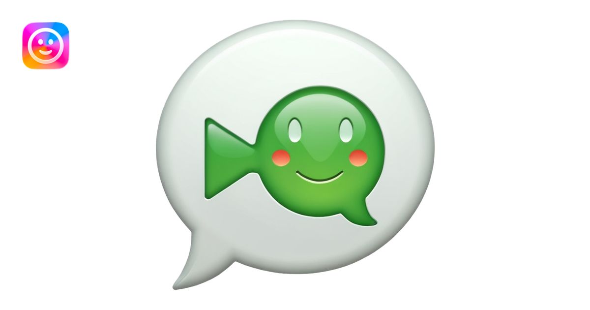 white speech bubble emoji containing green check mark emoji emoji | AI ...