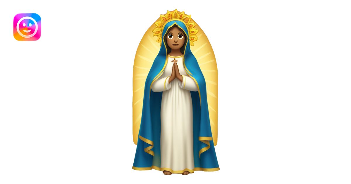 La Virgen Maria emoji | AI Emoji Generator