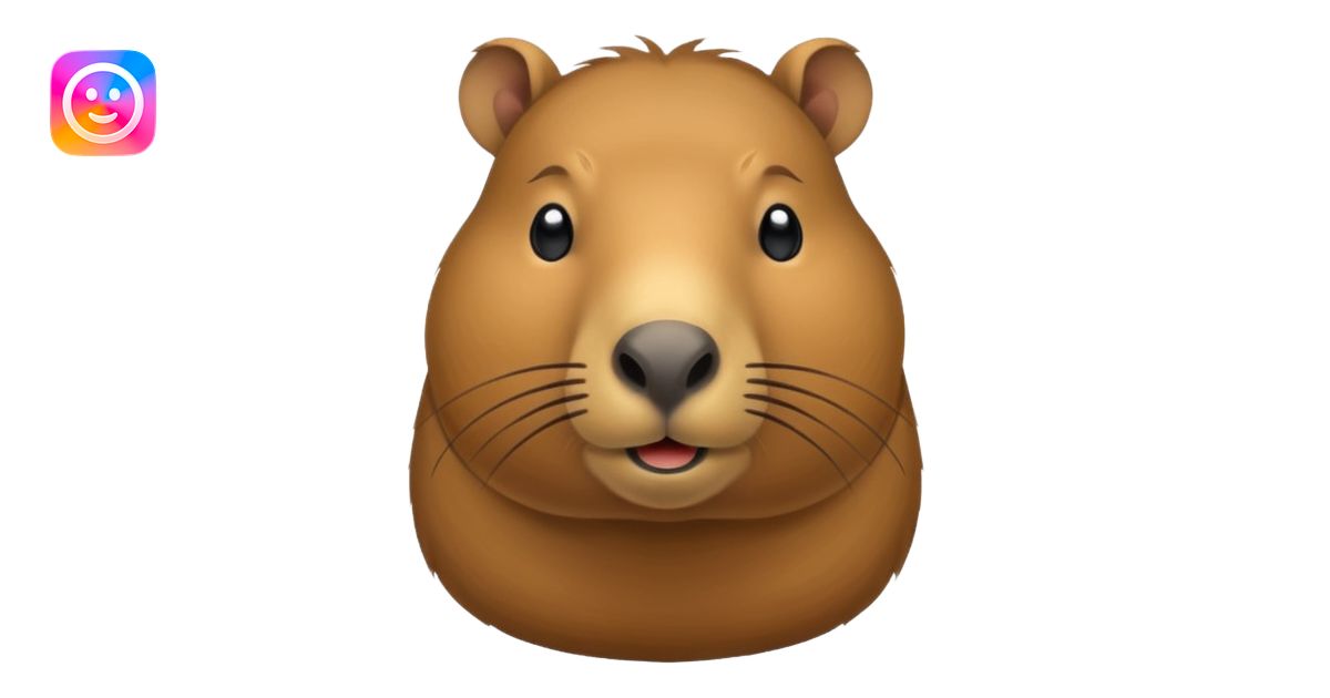 Capybara emoji | AI Emoji Generator