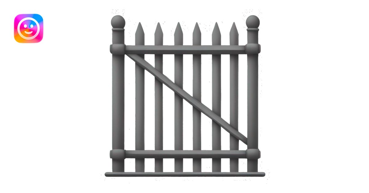 create an emoji in black and white representing a veranda(Balcony ...