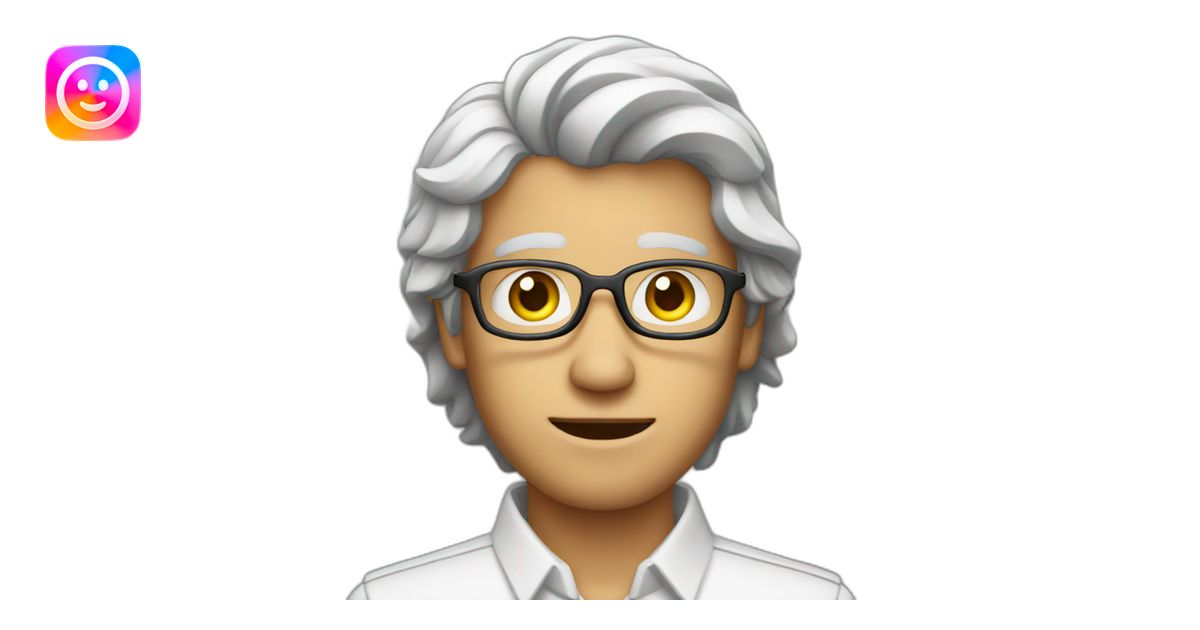 man that works in research emoji | AI Emoji Generator