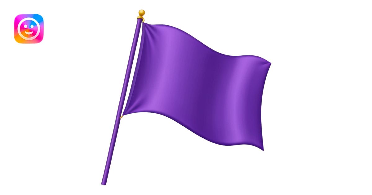 violet flag emoji | AI Emoji Generator