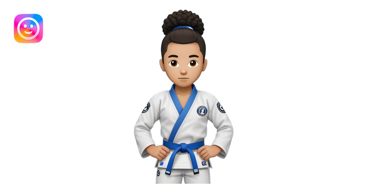 black jiu jitsu instructor with a afro ponytail and a low taper fade ...