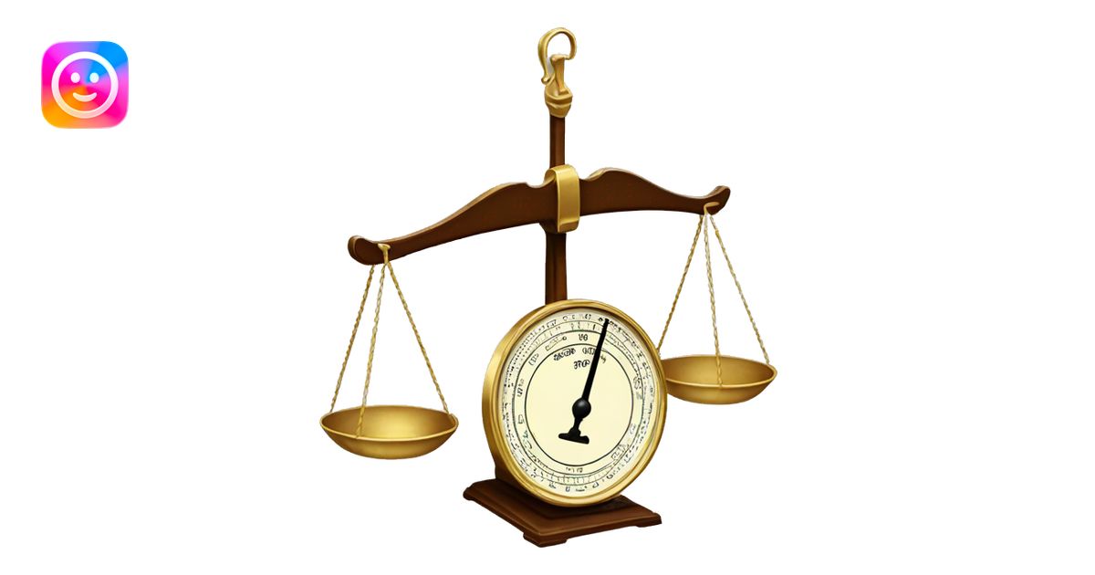 vintage scales swing emoji | AI Emoji Generator