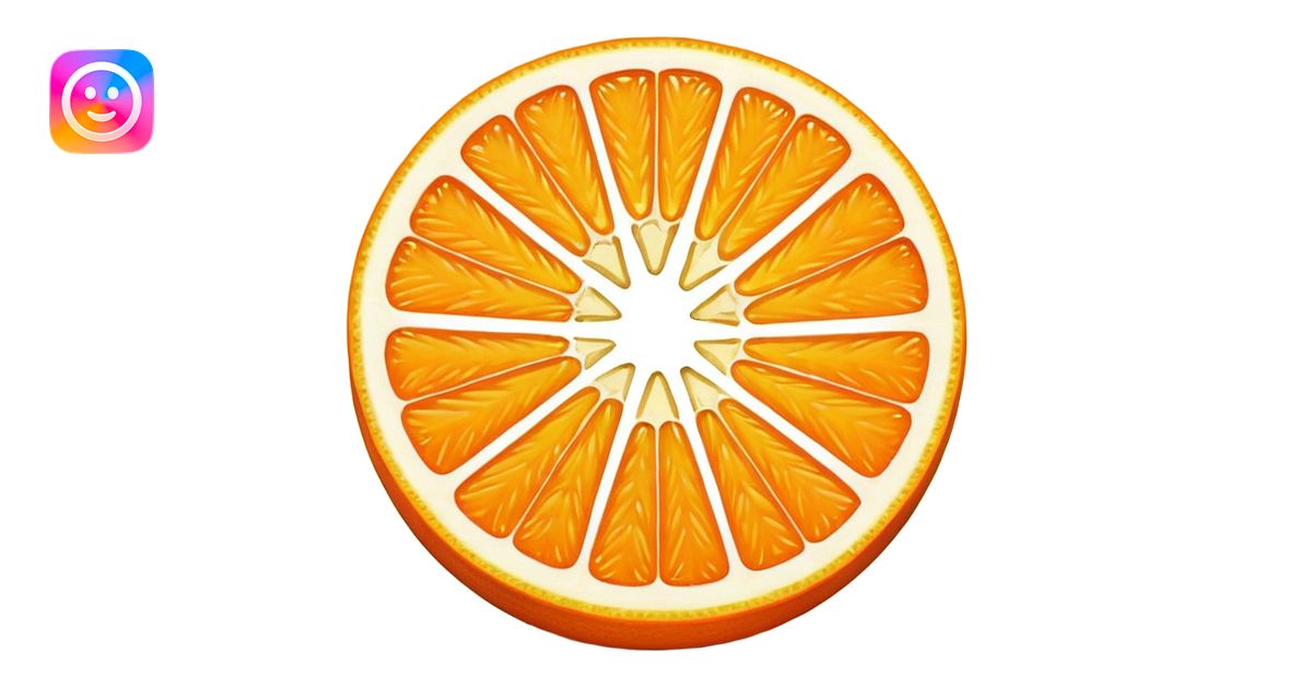 orange cut emoji | AI Emoji Generator