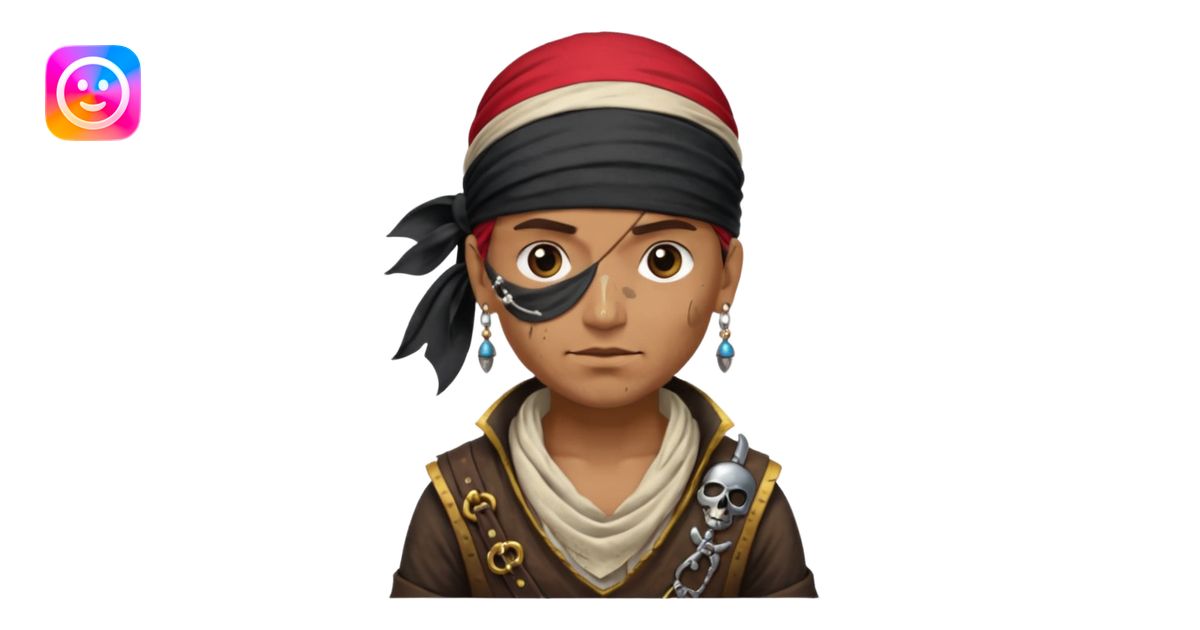 Pirate emoji | AI Emoji Generator