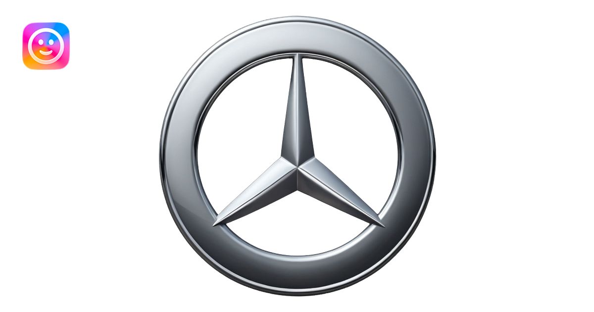 mercedes benz circle logo emoji | AI Emoji Generator