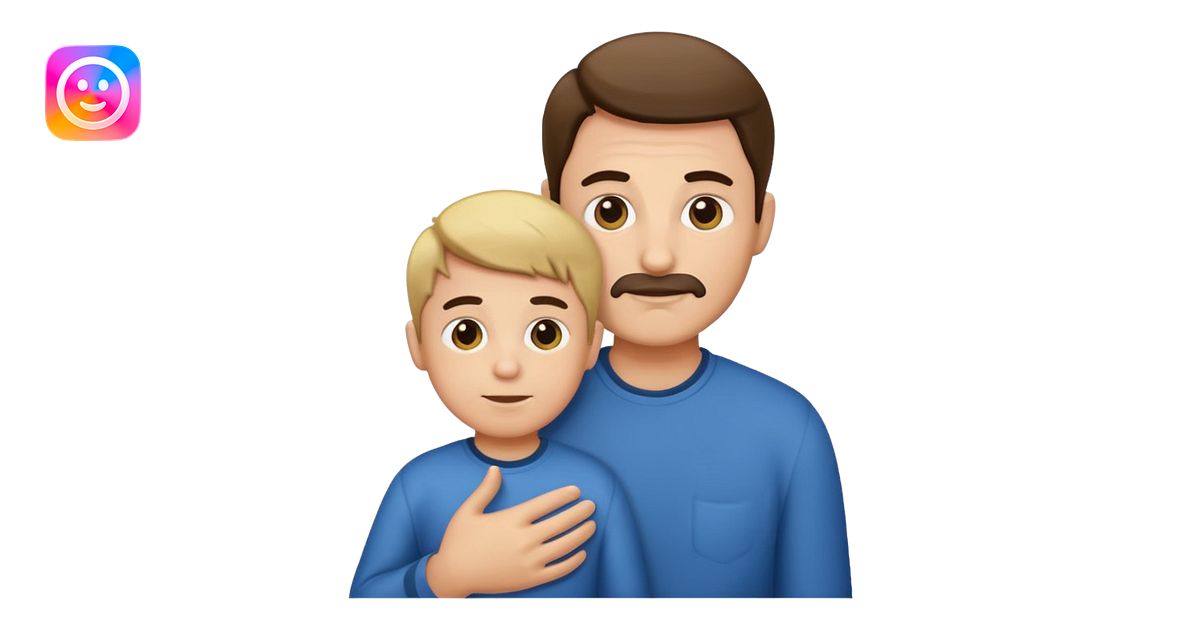 father and boy emoji | AI Emoji Generator
