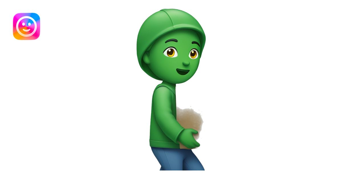green carrying moving boxes emoji | AI Emoji Generator