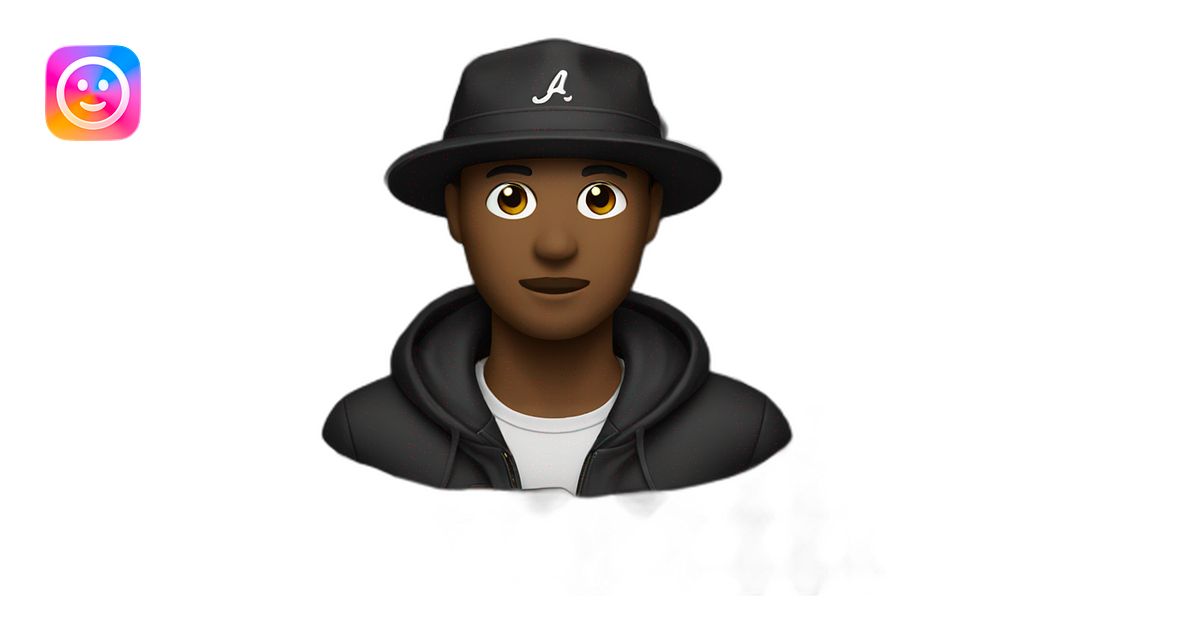 homme noir avec kangol emoji | AI Emoji Generator
