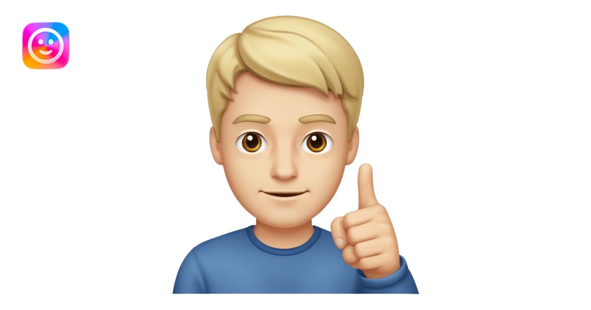 Guy pointing directly at camera smug face emoji | AI Emoji Generator