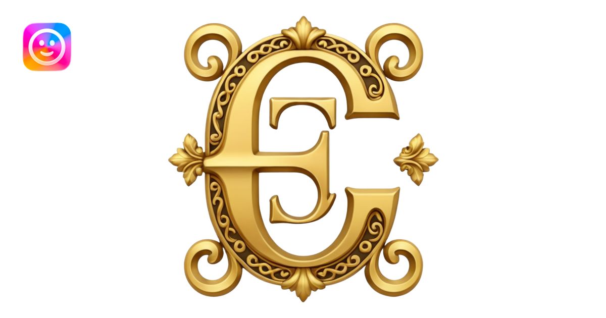 Old English E emoji | AI Emoji Generator