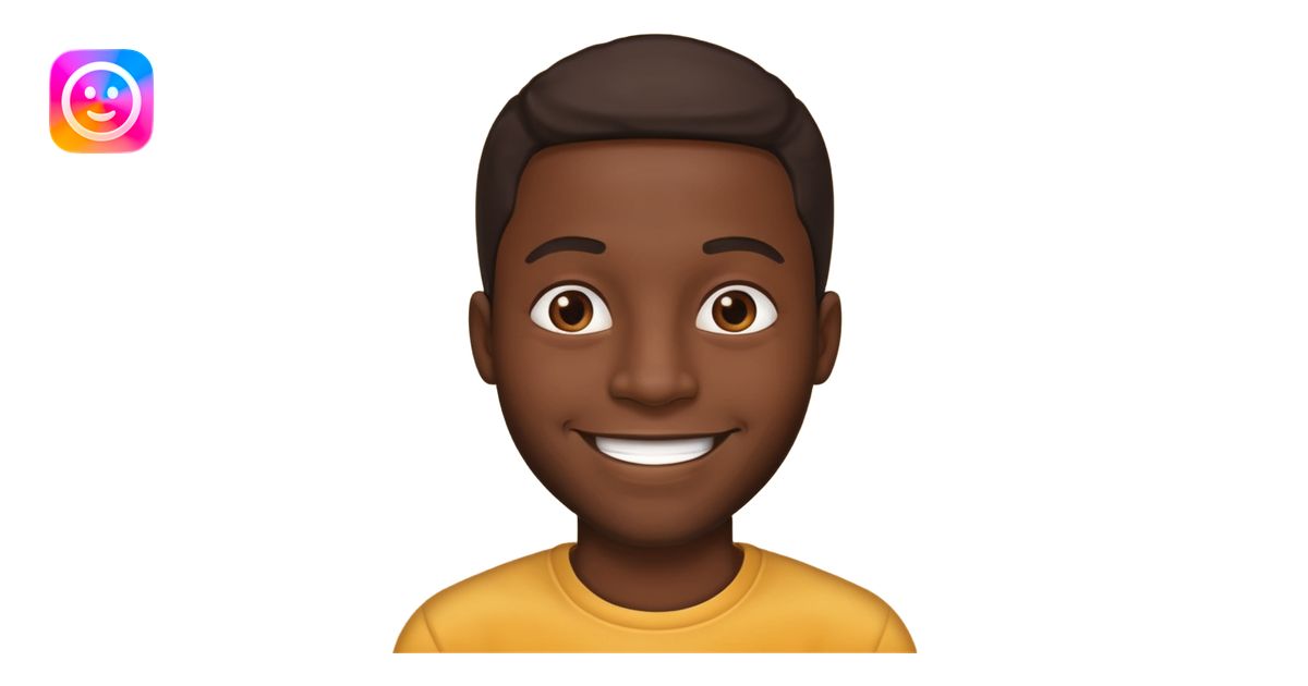 black man emoji | AI Emoji Generator