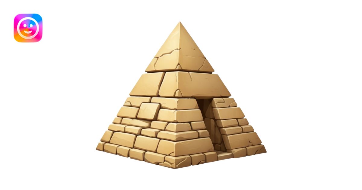 Pyramide emoji | AI Emoji Generator