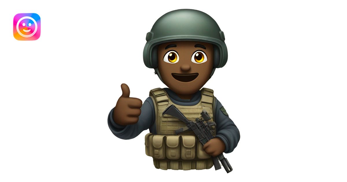 special forces thumbs up emoji | AI Emoji Generator