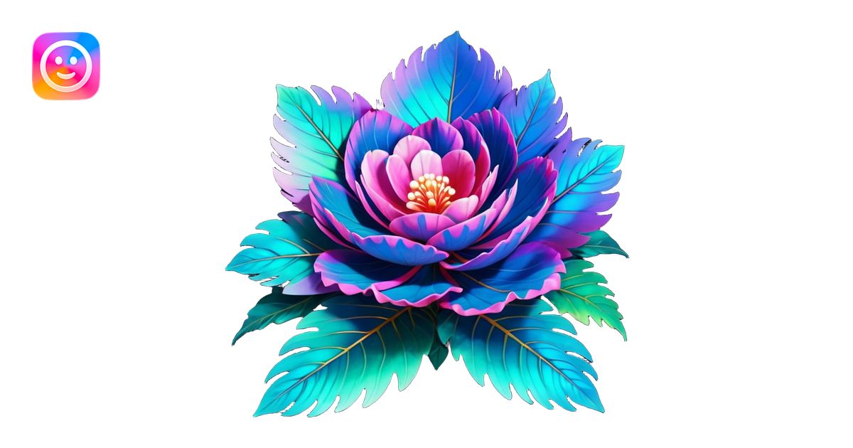 Unrealistic cyberpunk colors of a highly detailed, isolated 3D render ...