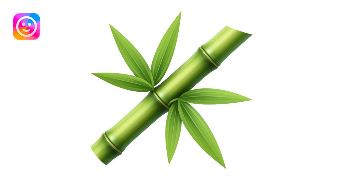 One Bamboo no leaves emoji | AI Emoji Generator