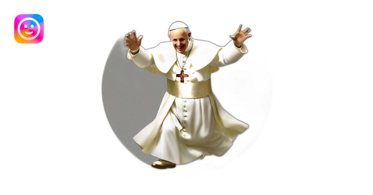 The pope dancing emoji | AI Emoji Generator