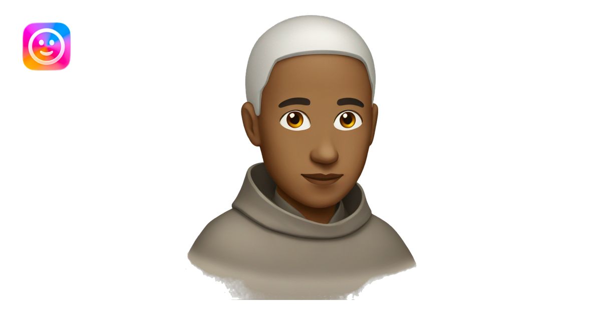 Dominican monk emoji | AI Emoji Generator