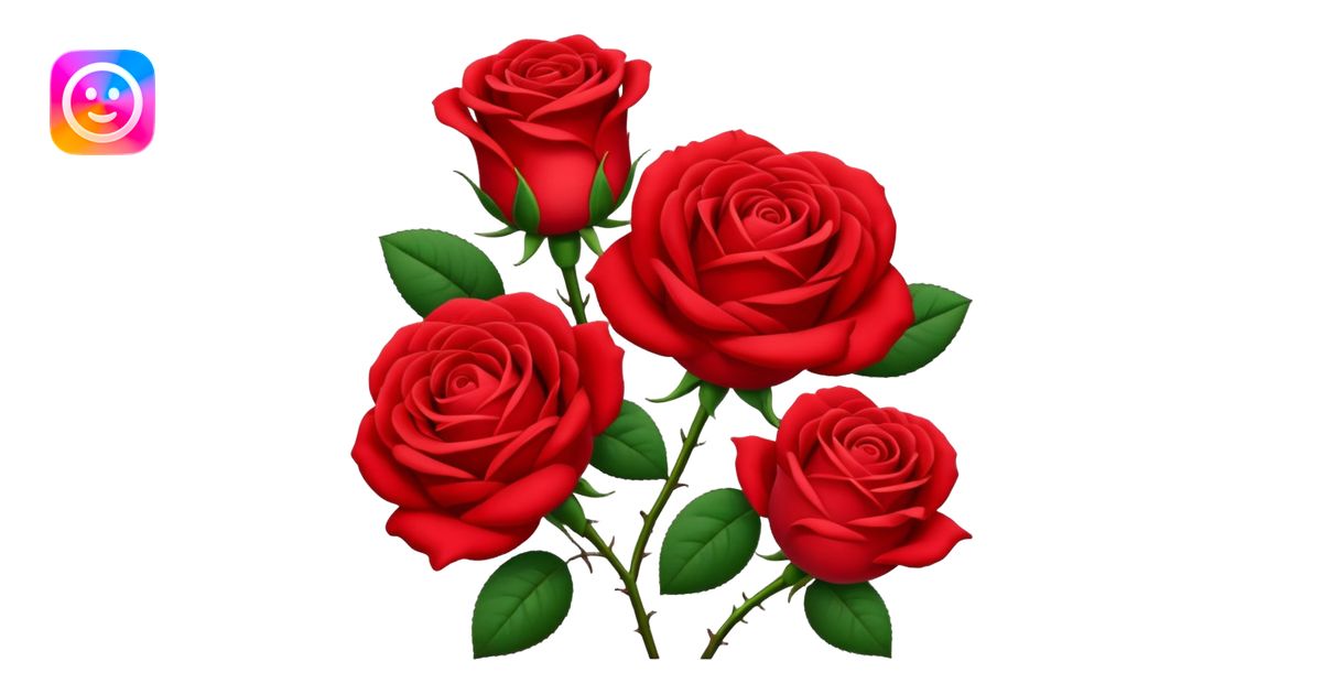 Emojis rose emoji | AI Emoji Generator