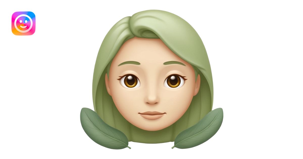 Minimal wellness emoji representing tighter skin and firmness, subtle ...
