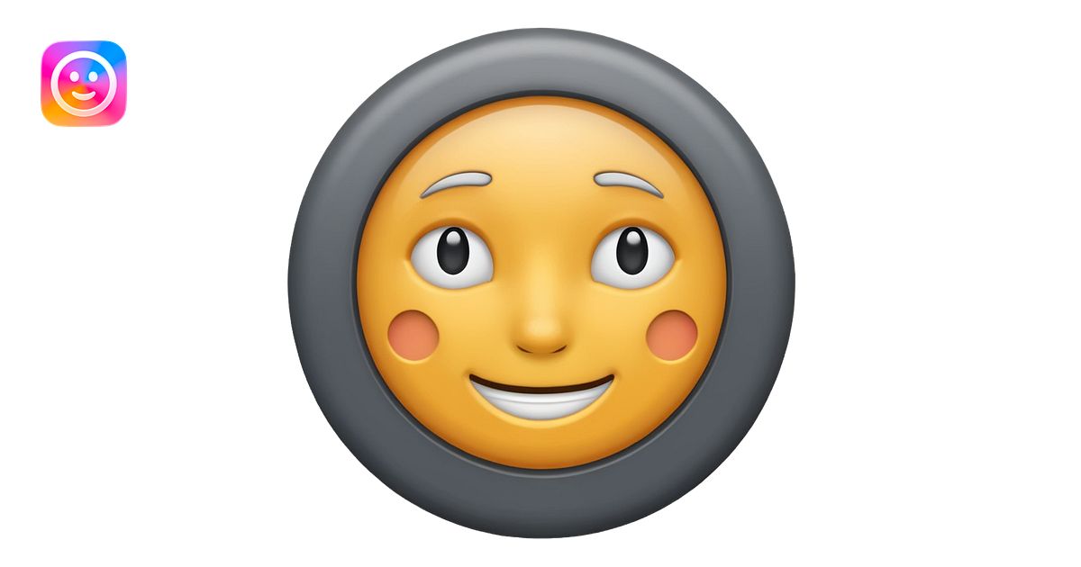 gray circle emoji emoji | AI Emoji Generator