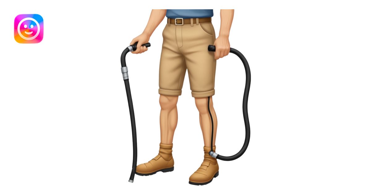Hose , old man leg emoji | AI Emoji Generator
