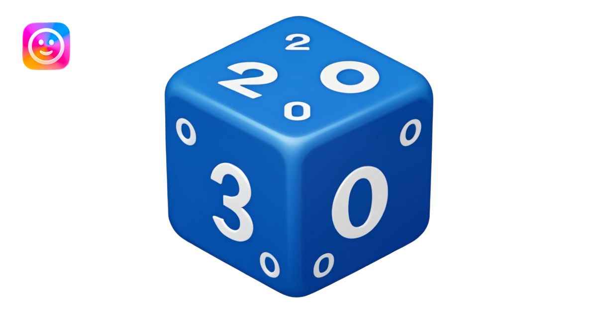 20 sided die emoji | AI Emoji Generator