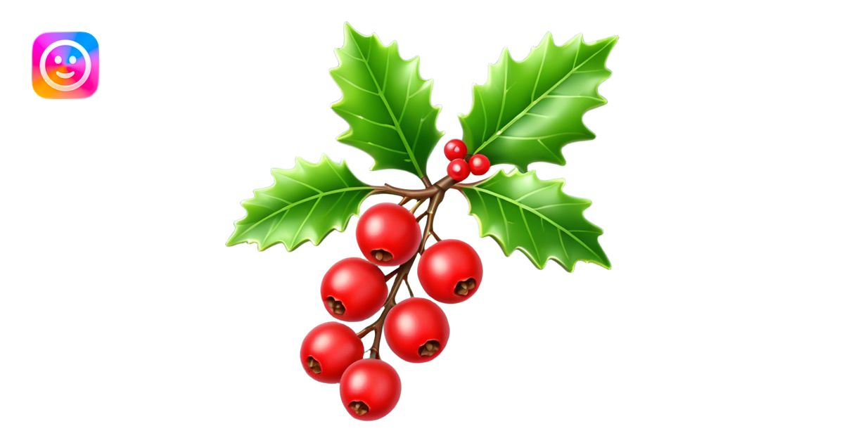 holly emoji | AI Emoji Generator