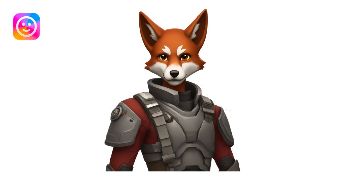 Commander Fox emoji | AI Emoji Generator