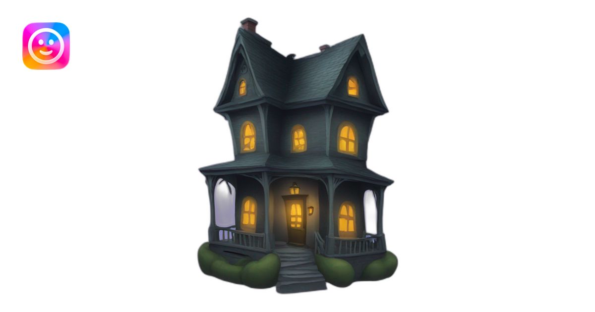 Haunted House emoji | AI Emoji Generator