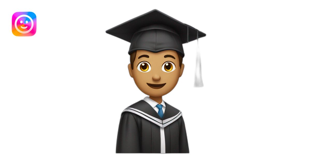 Fresh graduate emoji | AI Emoji Generator