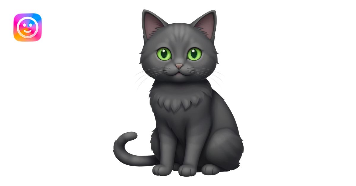 full body gorgeous solid dark grey cat with green eyes, white paws ...