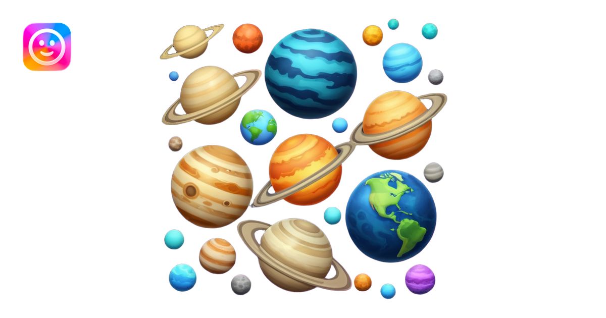 planets emoji | AI Emoji Generator
