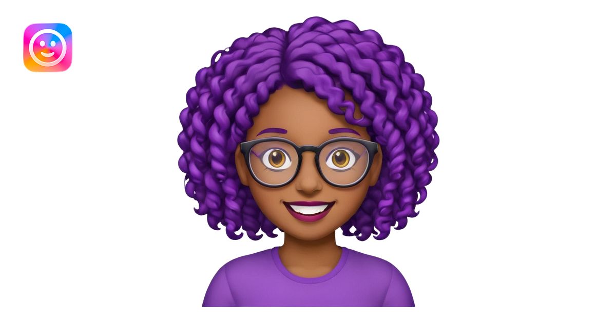 nerd emoji like with glasses showing only her 2 buck teeth but it’s a ...