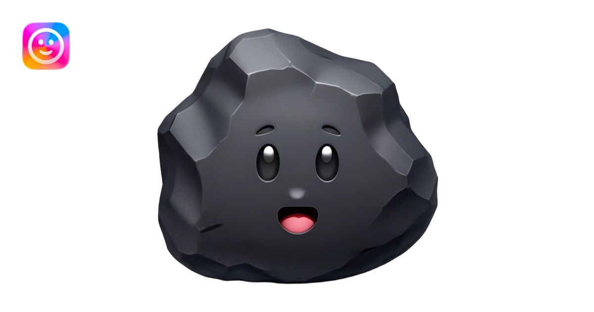 coal 3d emoji | AI Emoji Generator