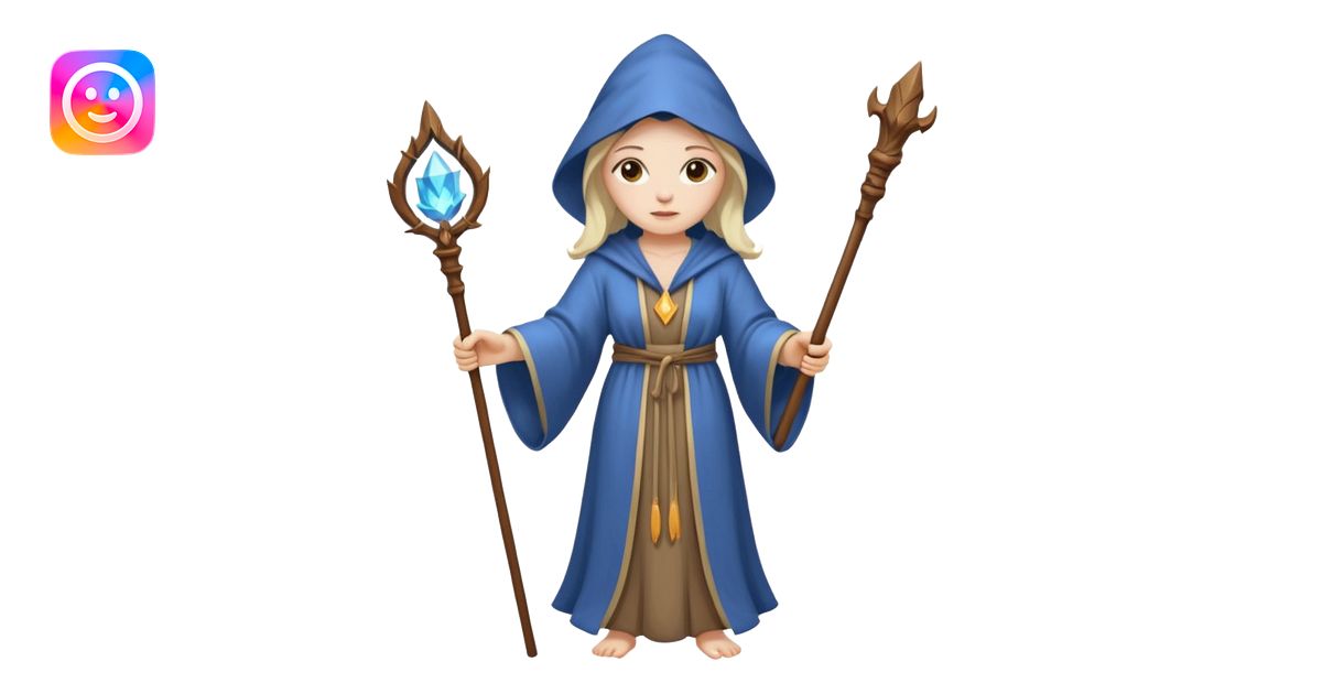 AI female wizzard emoji | AI Emoji Generator