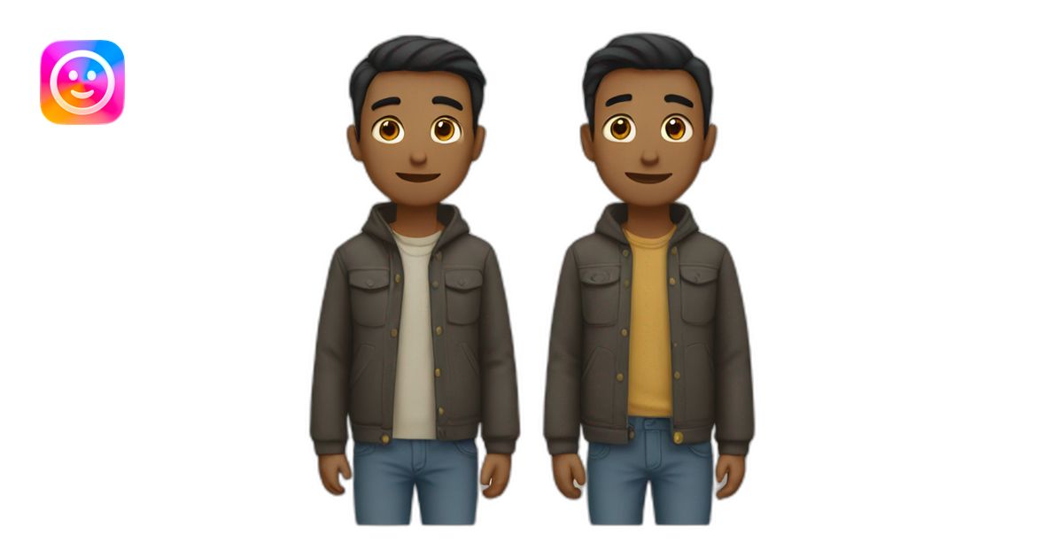 trouple-male emoji | AI Emoji Generator
