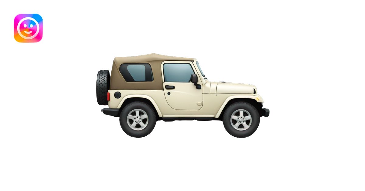 Jeep emoji | AI Emoji Generator