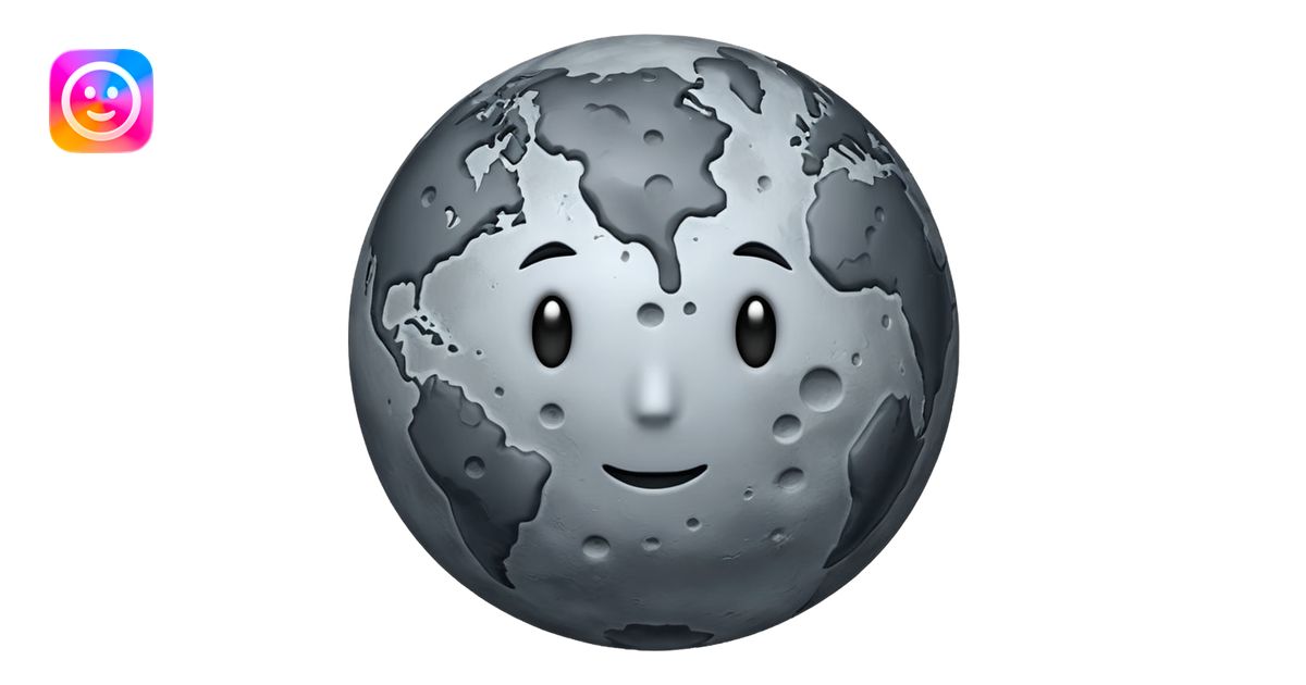 The planet Mercury with “no” face and make it less like earth emoji ...