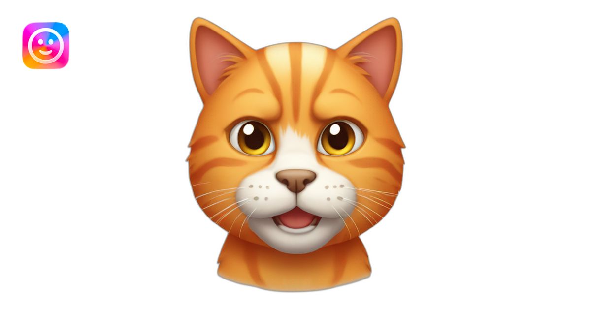 buff crazy orange cat emoji | AI Emoji Generator